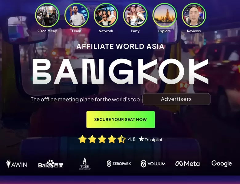 Affiliate World Asia 2023 - BANGKOK | Cpa-events
